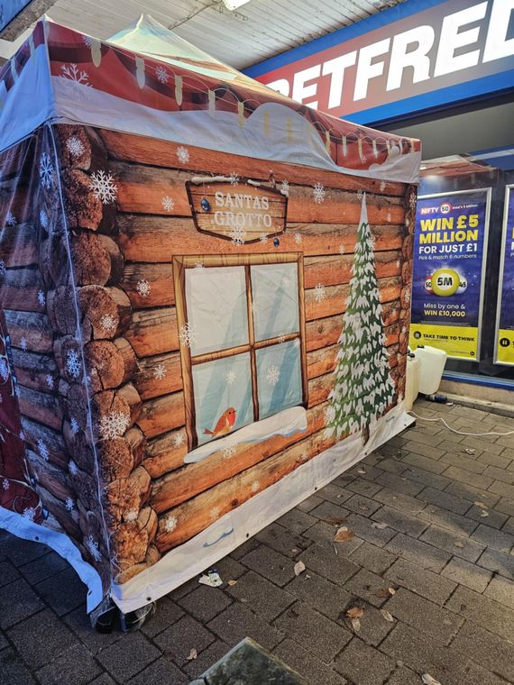 Gala Tent Brings Festive Magic to Mexborough with Santa’s Grotto